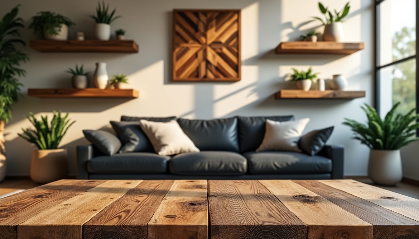 Sublimez votre intérieur : 7 idées tendance avec des planches en bois